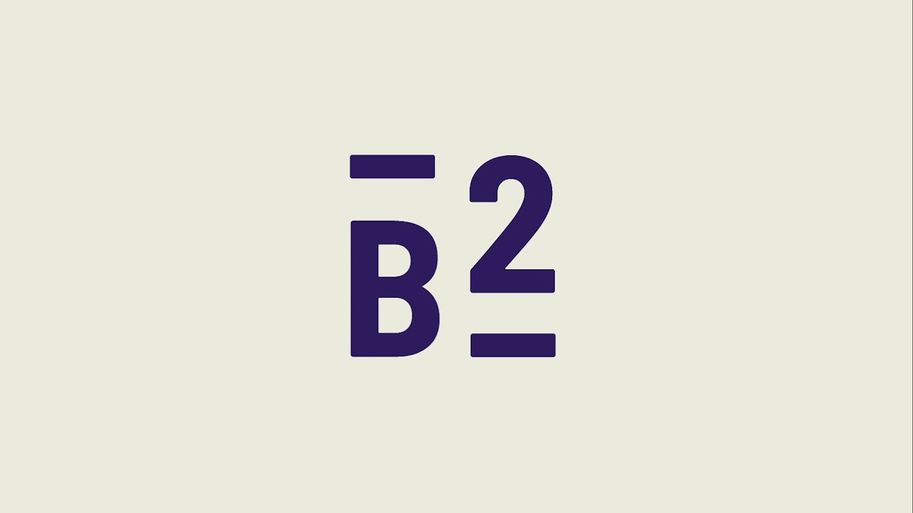 B2 logo animatie - YouTube