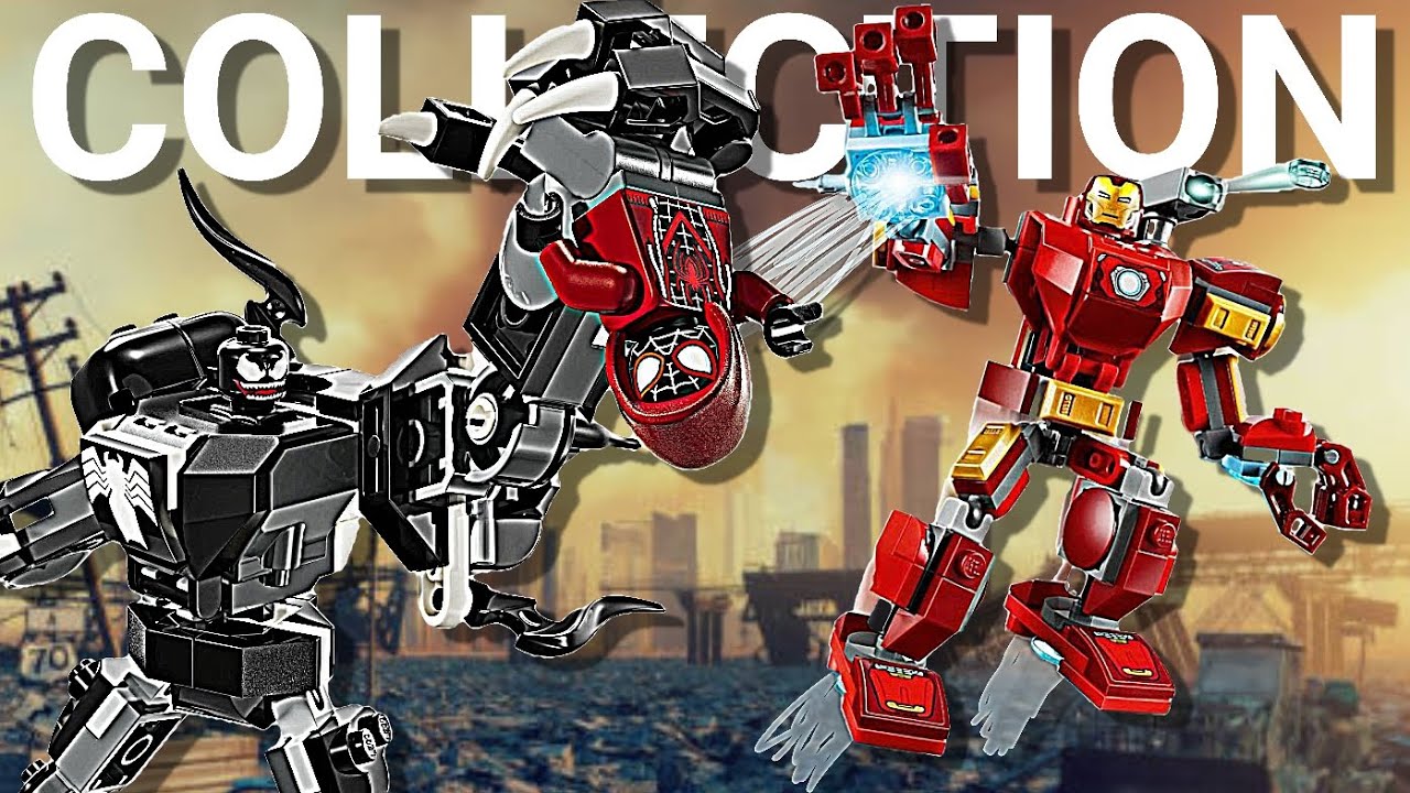 My ENTIRE LEGO MARVEL MECH COLLECTION - YouTube