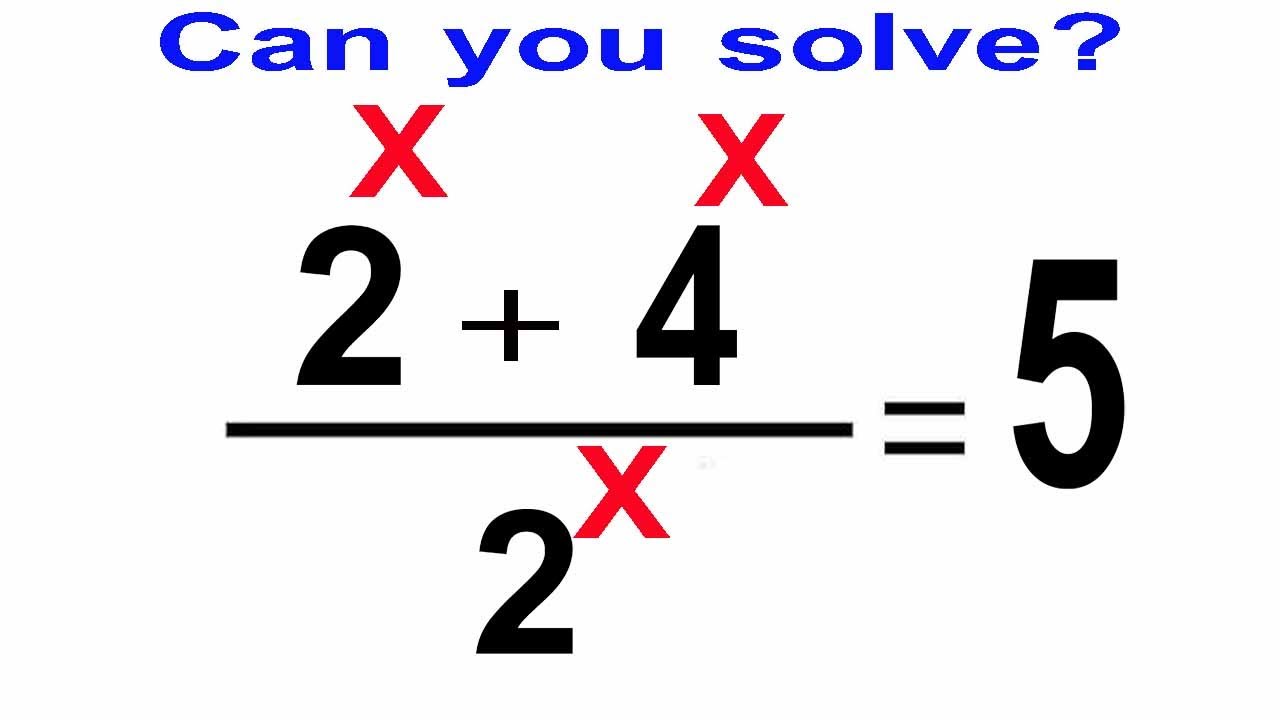 Will You Dare To Solve This Equation ? - YouTube