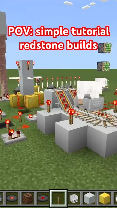 Redstone tutorials 😄😂😅 #minecraft #redstone - YouTube