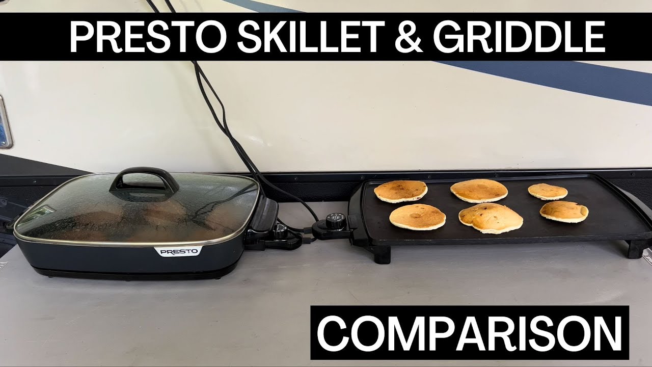 Top 2 Electric Cooking Options | Presto Slimline Skillet & Griddle ...