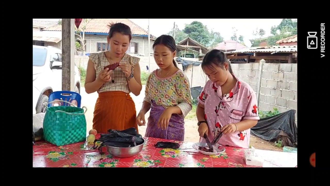 me paj wb maub mus ntais pob kws ntshav los hau noj - YouTube