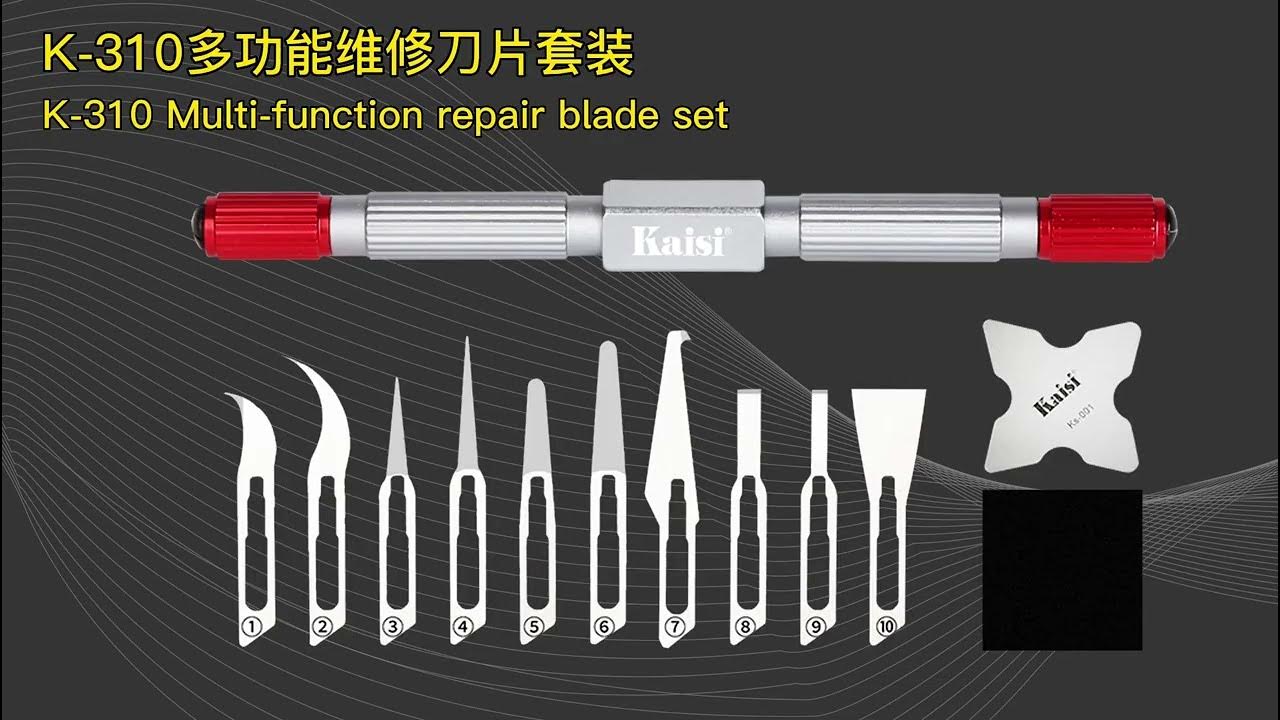 Kaisi K-310 Multi-function Knife With Blade Set - YouTube