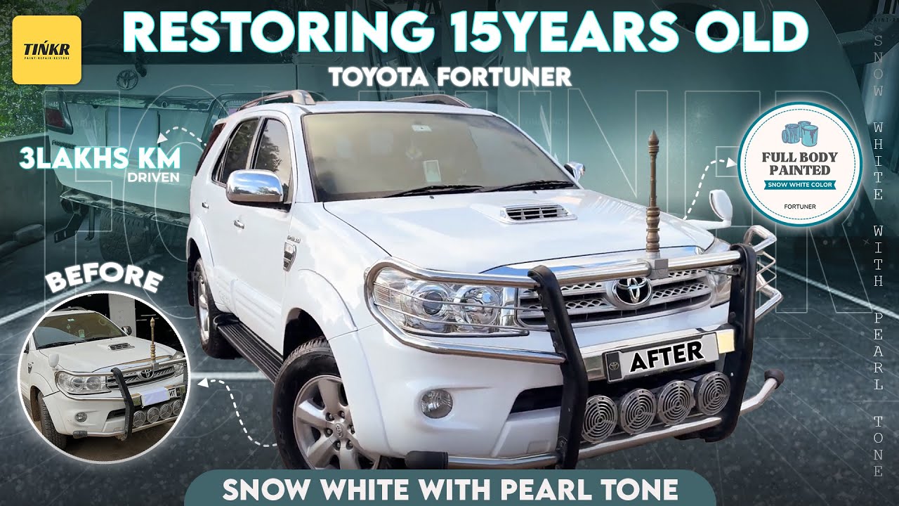 Toyota Fortuner | Full-body paint job, Ceramic Coating & exclusive auto ...