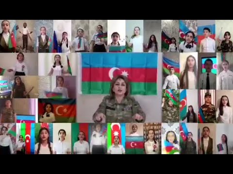 “Əsgər marşı” şagirdlərin ifasında - VİDEOÇARX