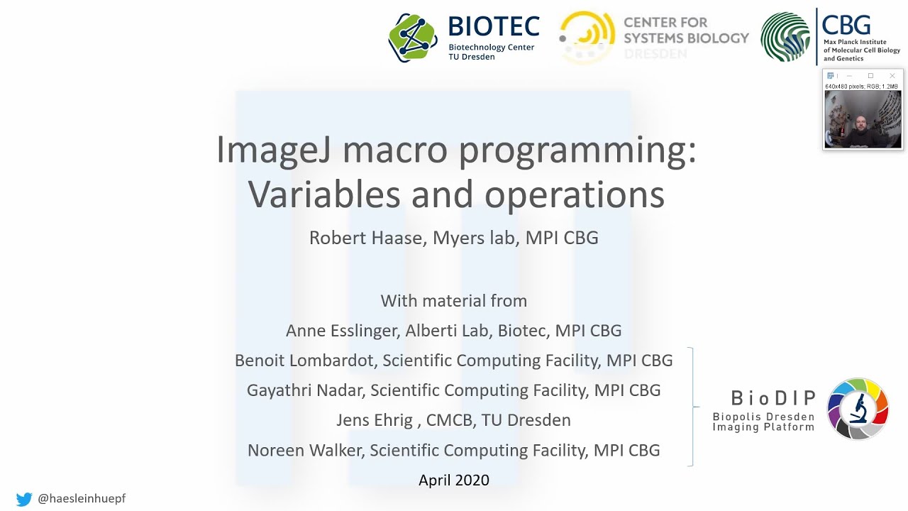03b Introduction to ImageJ Macro Programming: Variables and operations - YouTube