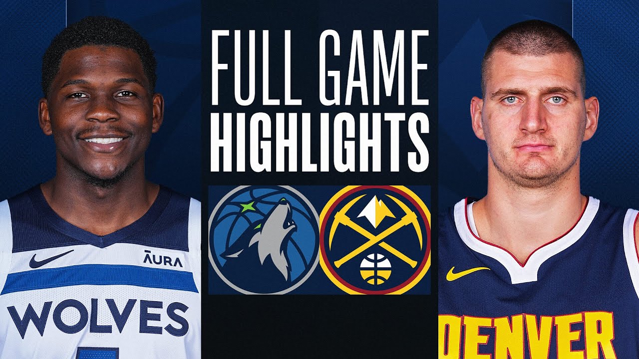 TIMBERWOLVES at NUGGETS | FULL GAME HIGHLIGHTS | March 29, 2024 - YouTube