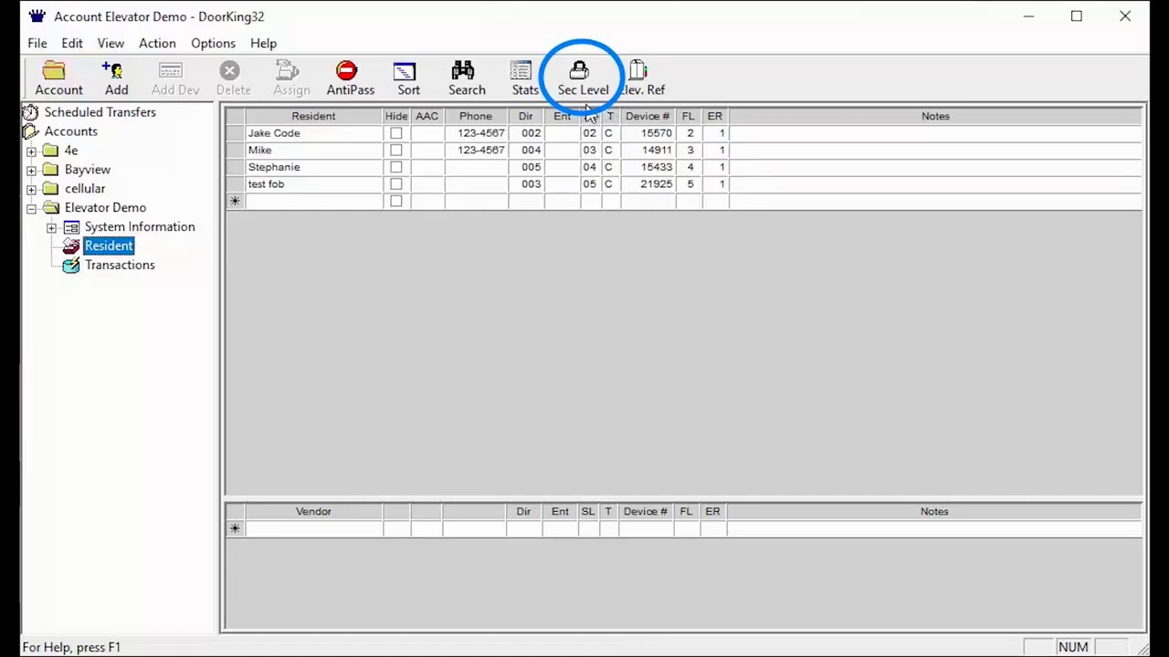 DKS - Remote Account Manager Software Programming Resident Elevator ...