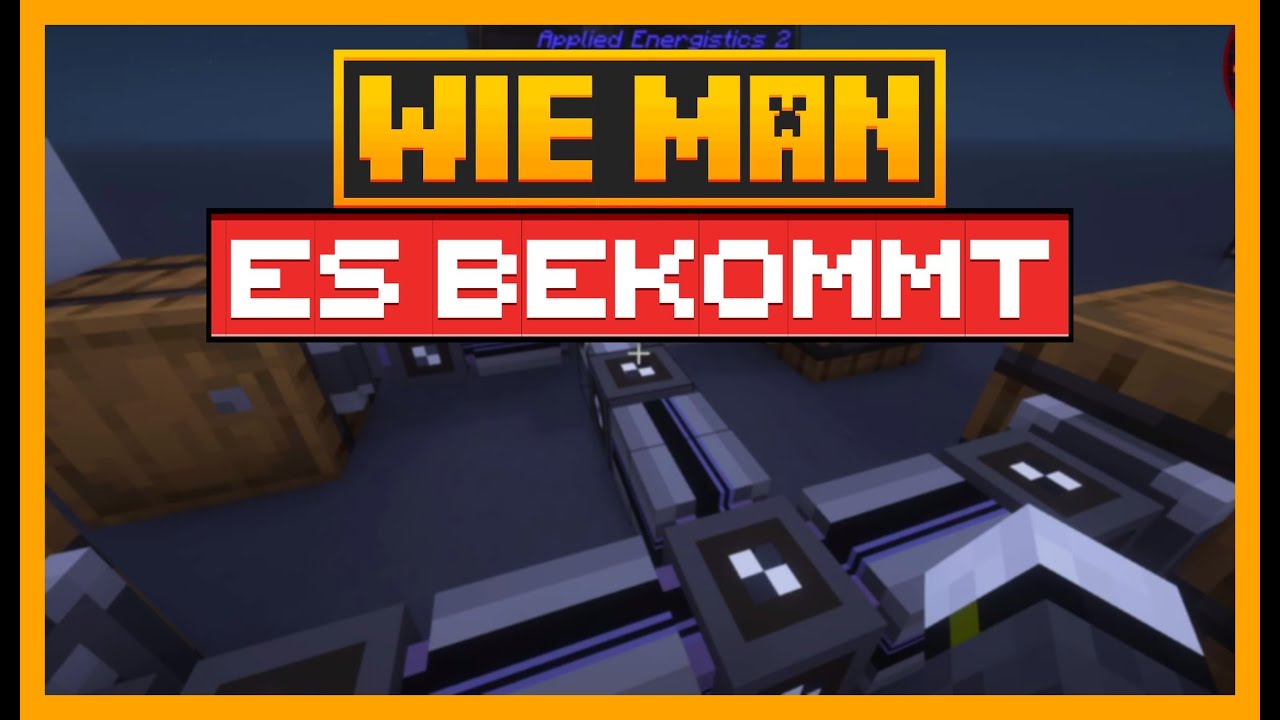 SO ERHALTEN SIE EINFACH DEN AE2-MOD FÜR MINECRAFT - YouTube