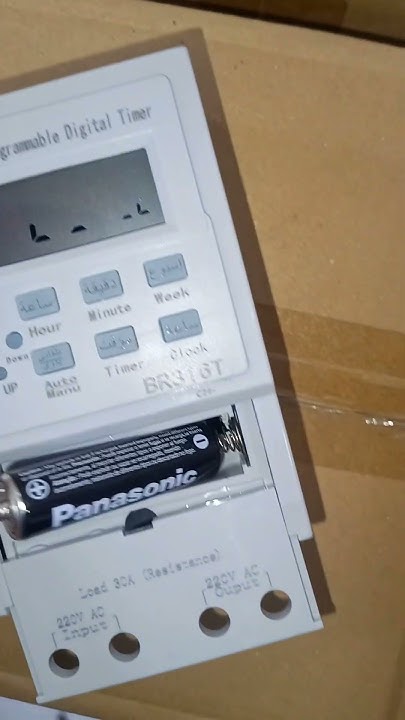 Microcomputer Timer Switch | Programmable Digital Timer | BR316T #switchtimer #electronictimer ...