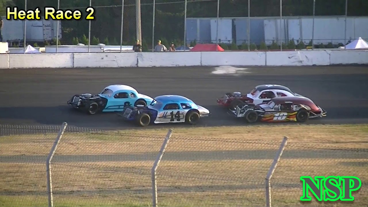 August 3, 2019 Vintage Modifieds Heat Races 1 & 2 South Sound Speedway - YouTube