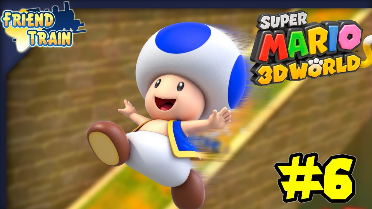 Friend Train Plays - Super Mario 3D World (Switch) - Part 6: World 4 (2 ...