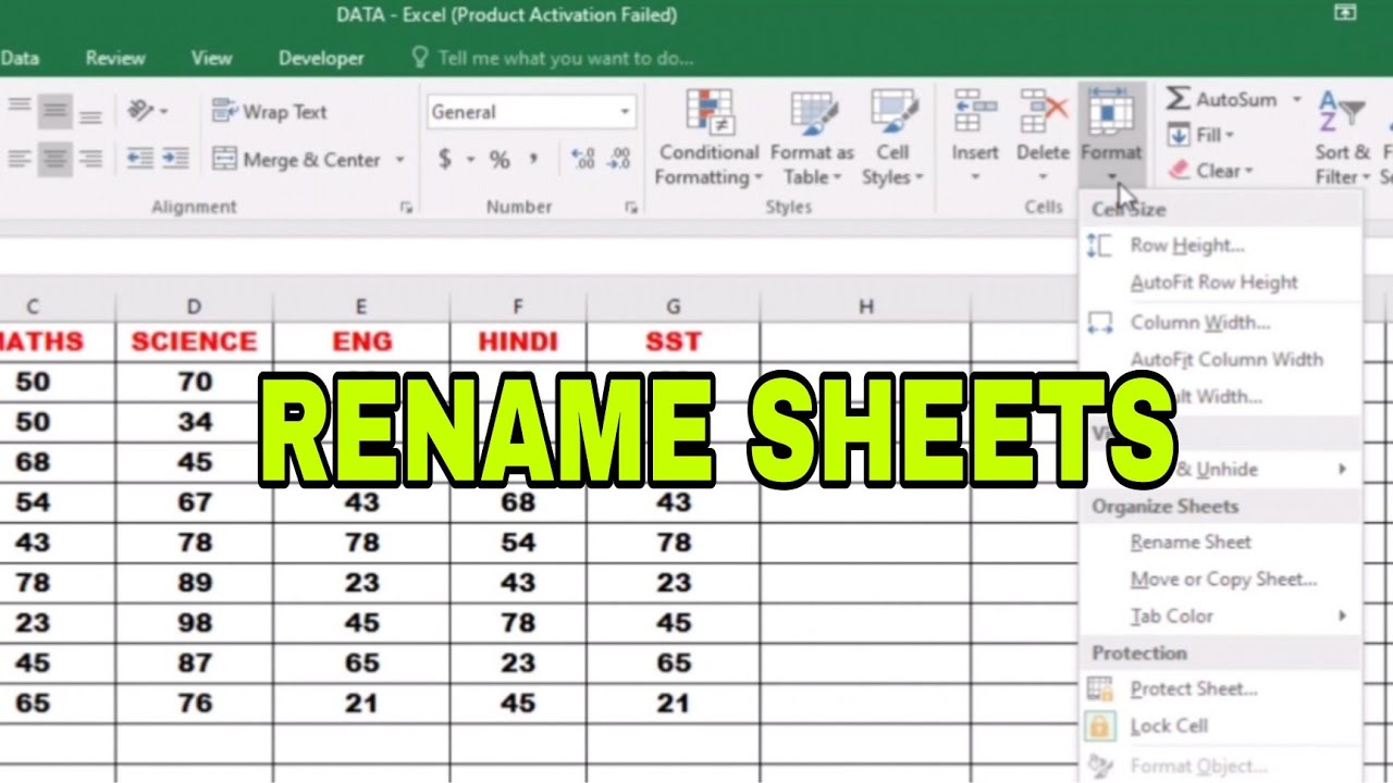 How To Rename Sheet In Excel YouTube how-to-rename-sheet-in-excel-youtube