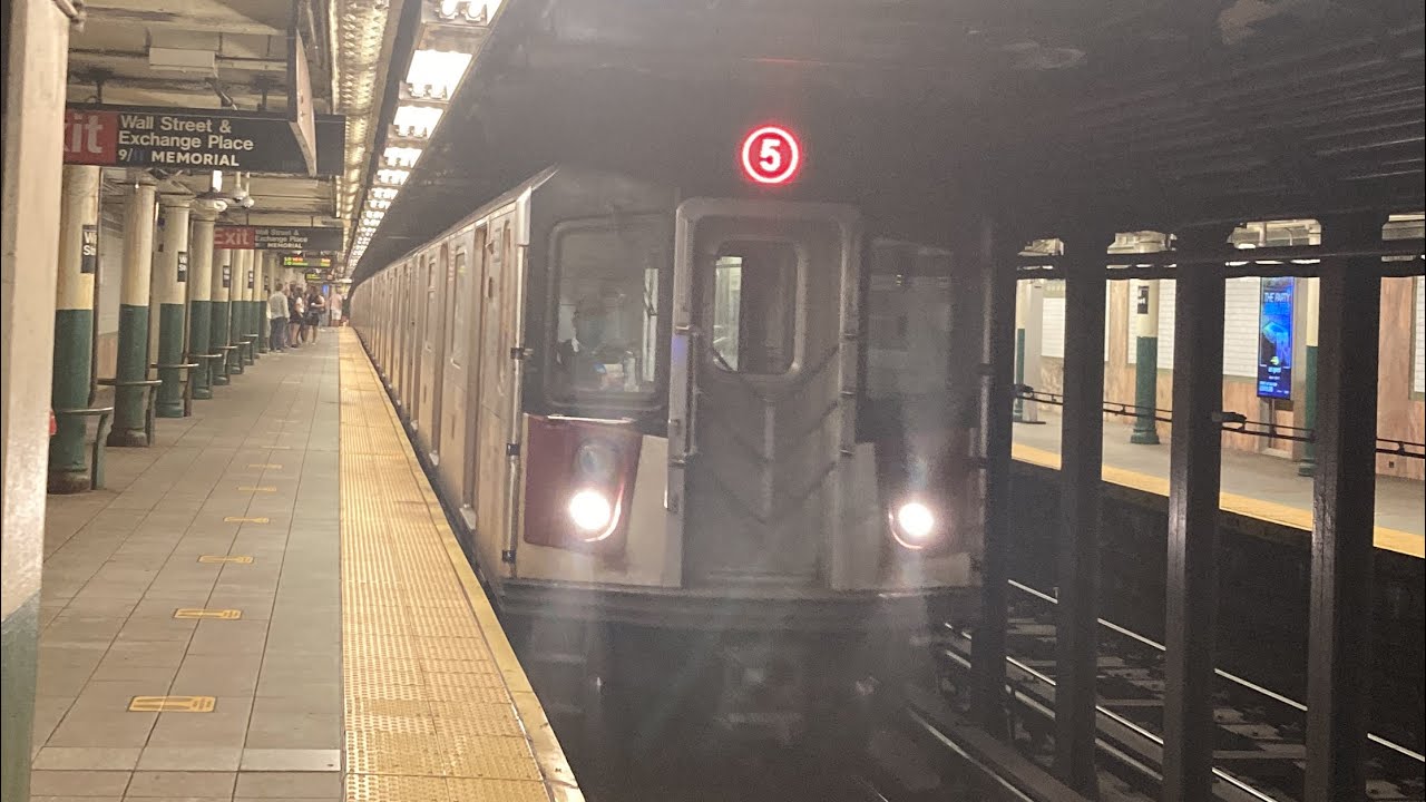 (Weekend G.O) Bronx Bound R142A 5 Train (from the 4 Line) At Wall ...