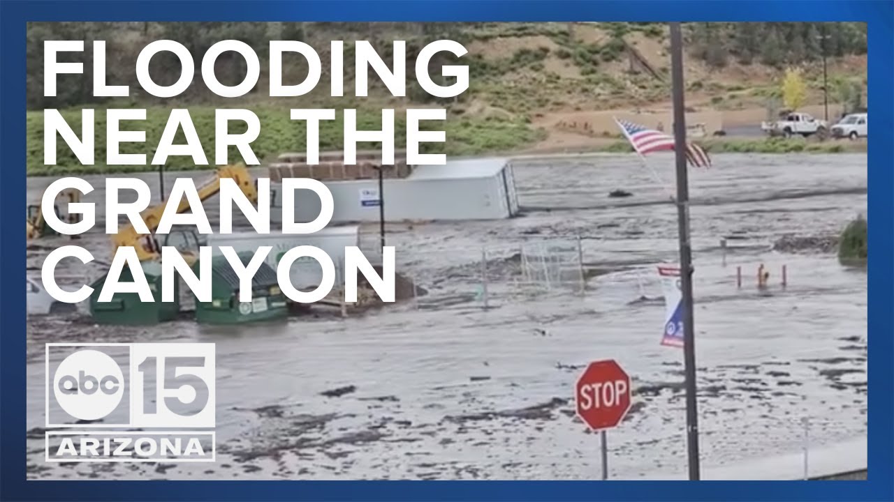 Tusayan area experiencing flooding near Grand Canyon - YouTube