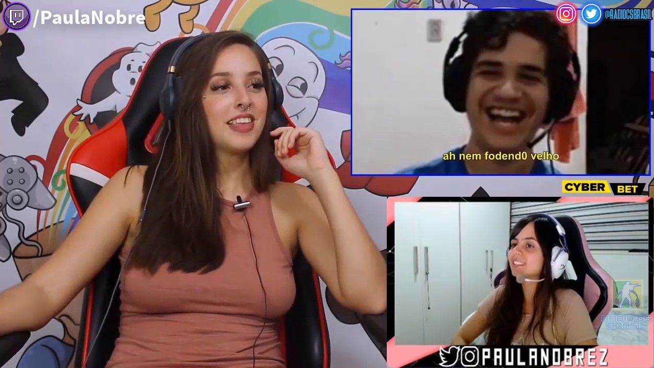 Paula Nobre react Jovens reagindo ao Gamer Aleatorio - YouTube