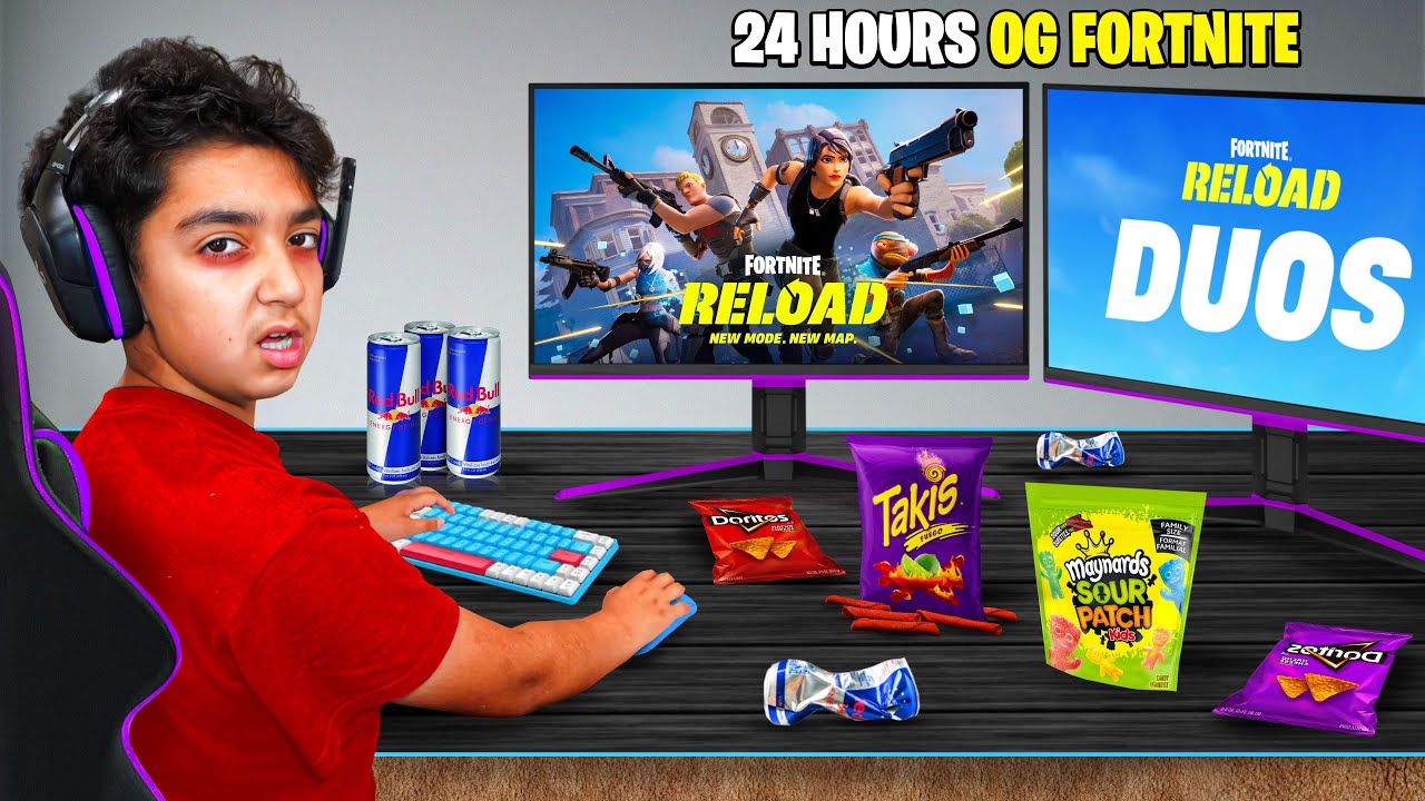 I Played OG Fortnite Reload In Duo Fills For 24 Hours... - YouTube