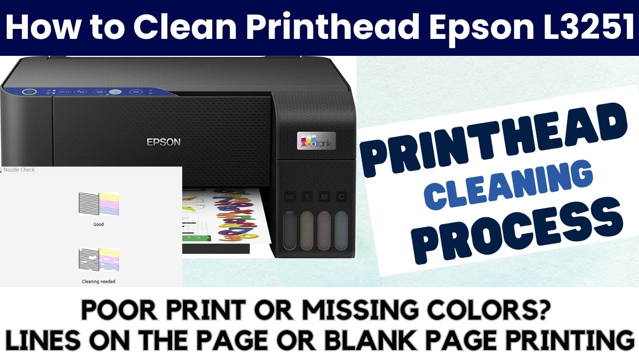 How To Clean Printhead Epson L3250 And Epson L3251 Printer YouTube How To Clean Printhead Epson L3250 And Epson L3251 Printer YouTube