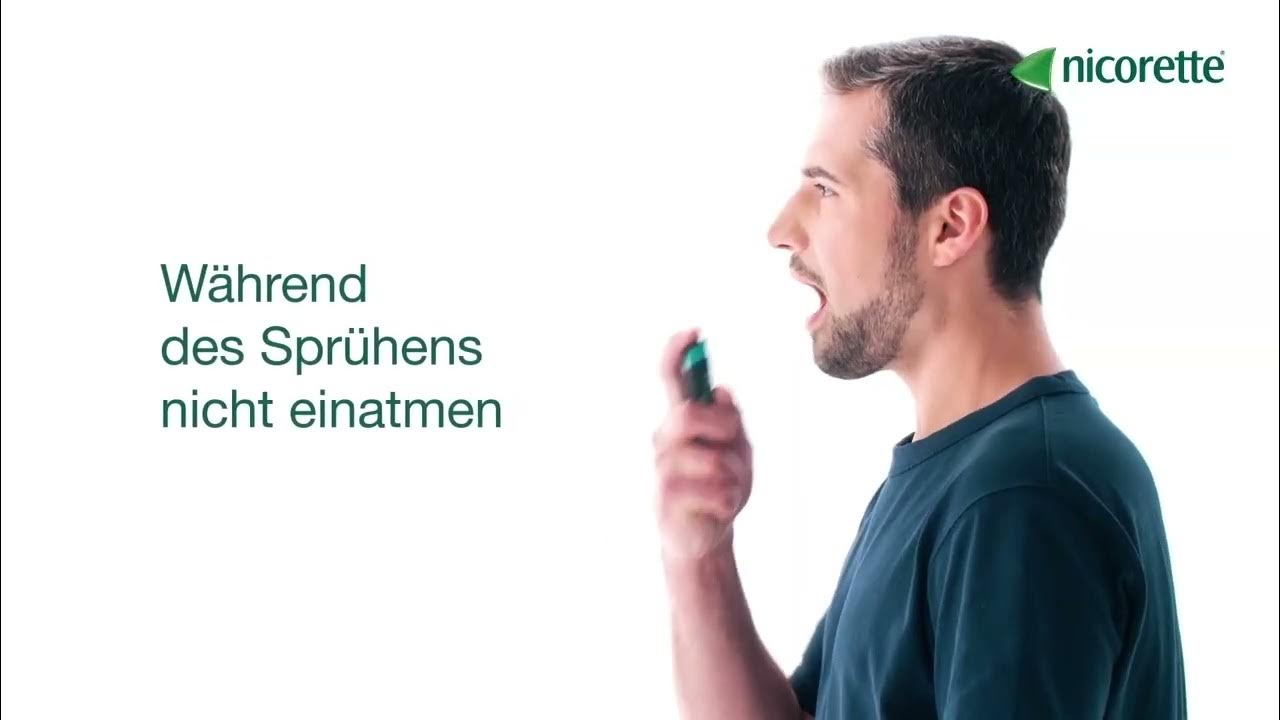 nicorette® Spray Anwendung: So funktioniert’s! - YouTube