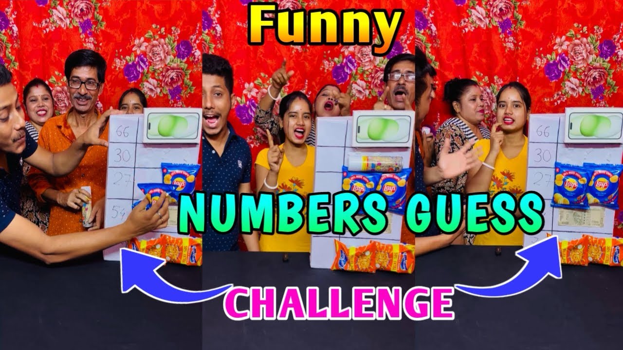 Number Guess Win Funny Game Challenge With Family - YouTube
