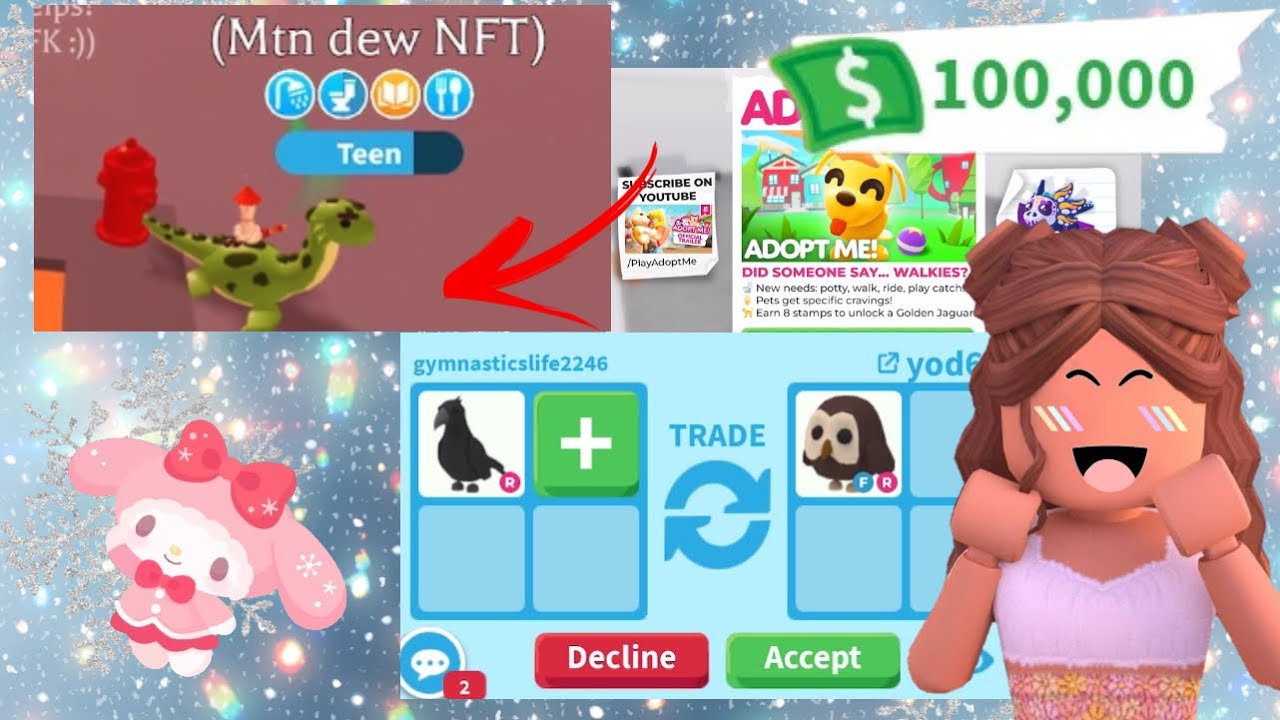 NEW TASK UPDATE! How to get TONS of BUCKS in adopt me! - YouTube