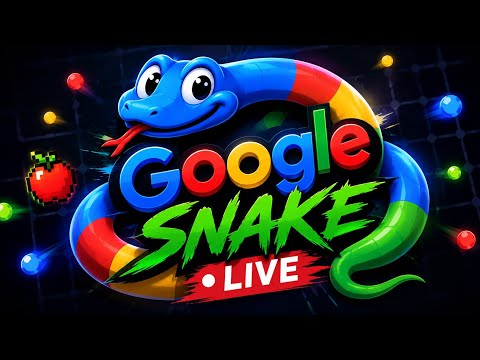 playing google snake live 🐍 high score challenge