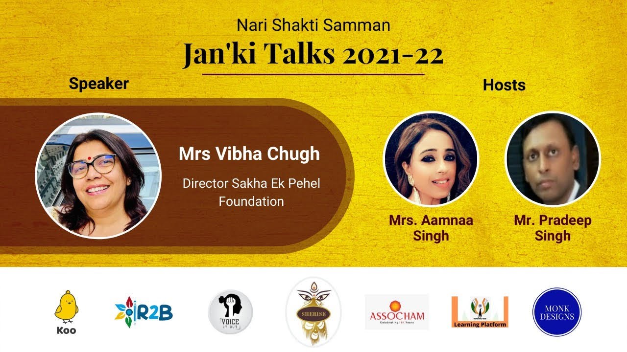 Rendezvous Nari Shakti Sherise -Smart Sakhi Vibha Chugh JAN'KI TALKS ...