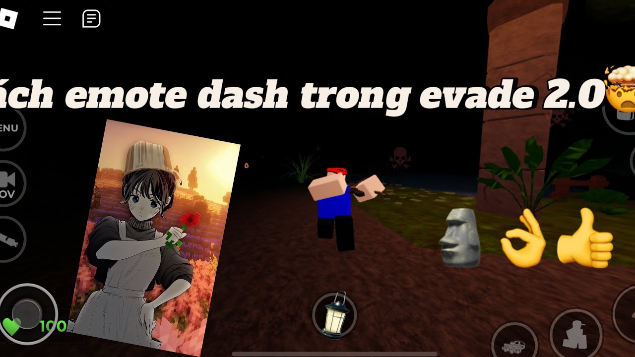 Emote dash in evade 2.0 - YouTube