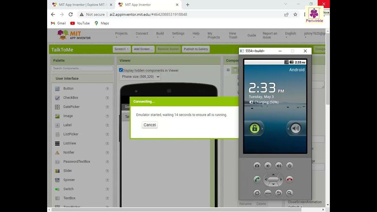 To connect app with an emulator | Computer Training | Periwinkle - YouTube