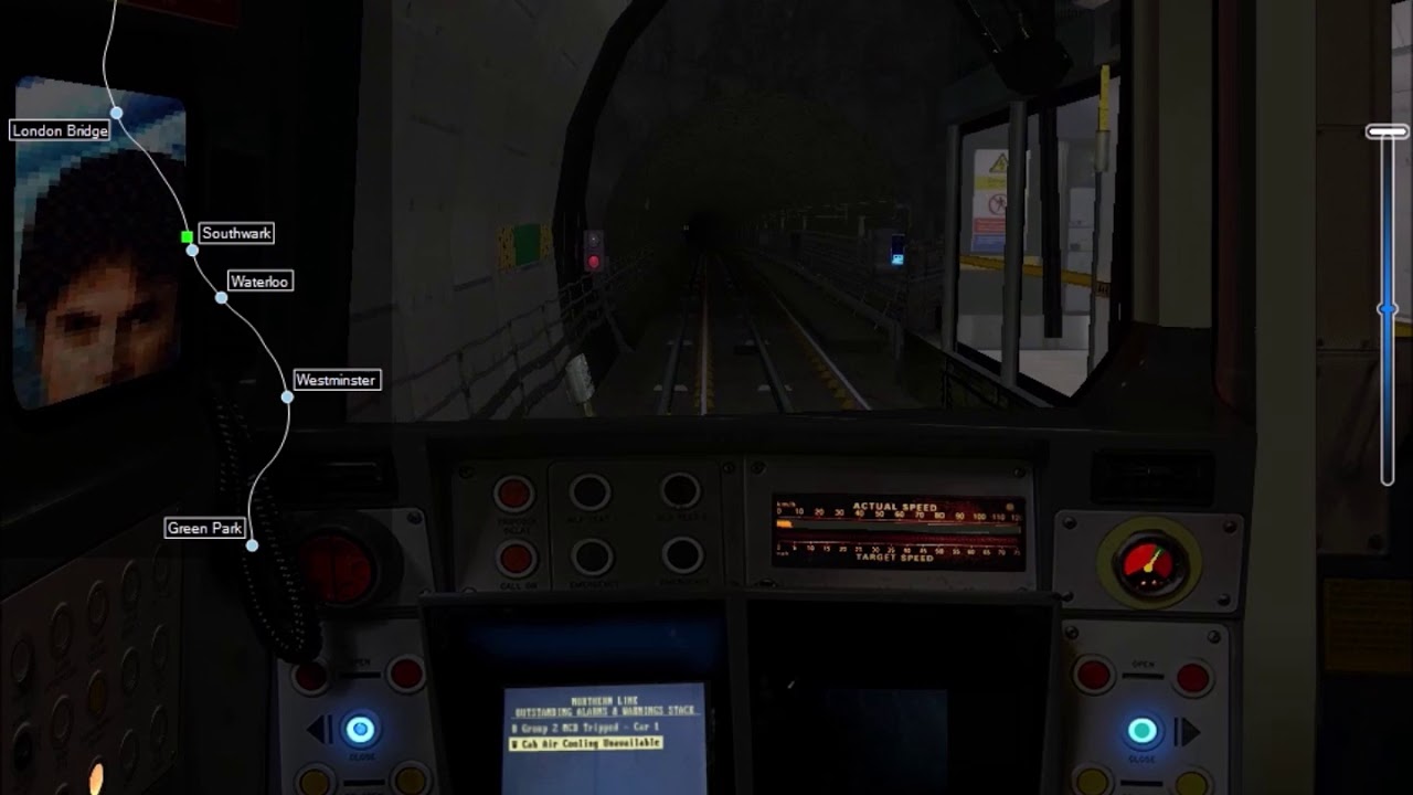 OpenBVE-LU Jubilee Line Westminster to London Bridge (1995 Refurbished ...