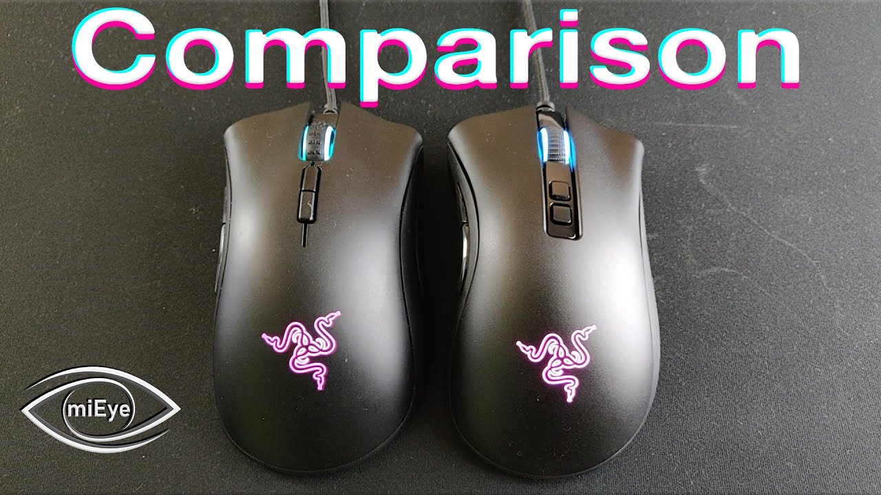 Deathadder v2 & Deathadder Elite - Comparison - YouTube