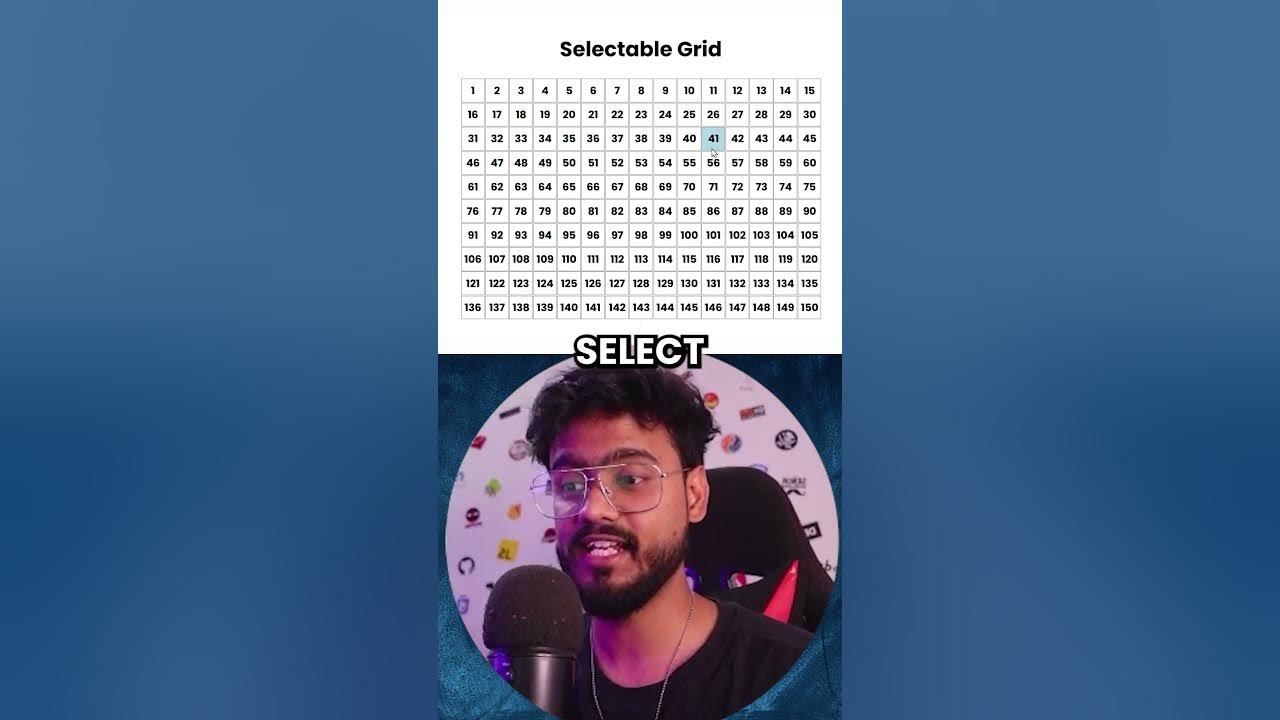 Selectable Grid In React Js 🔥🔥 Reactjs Javascript Reactjstutorial Youtube