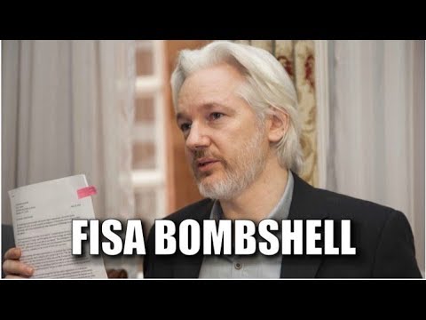 BREAKING! JULIAN ASSANGE JUST REVEALED SOMETHING BIG ON FISA SCANDAL ...