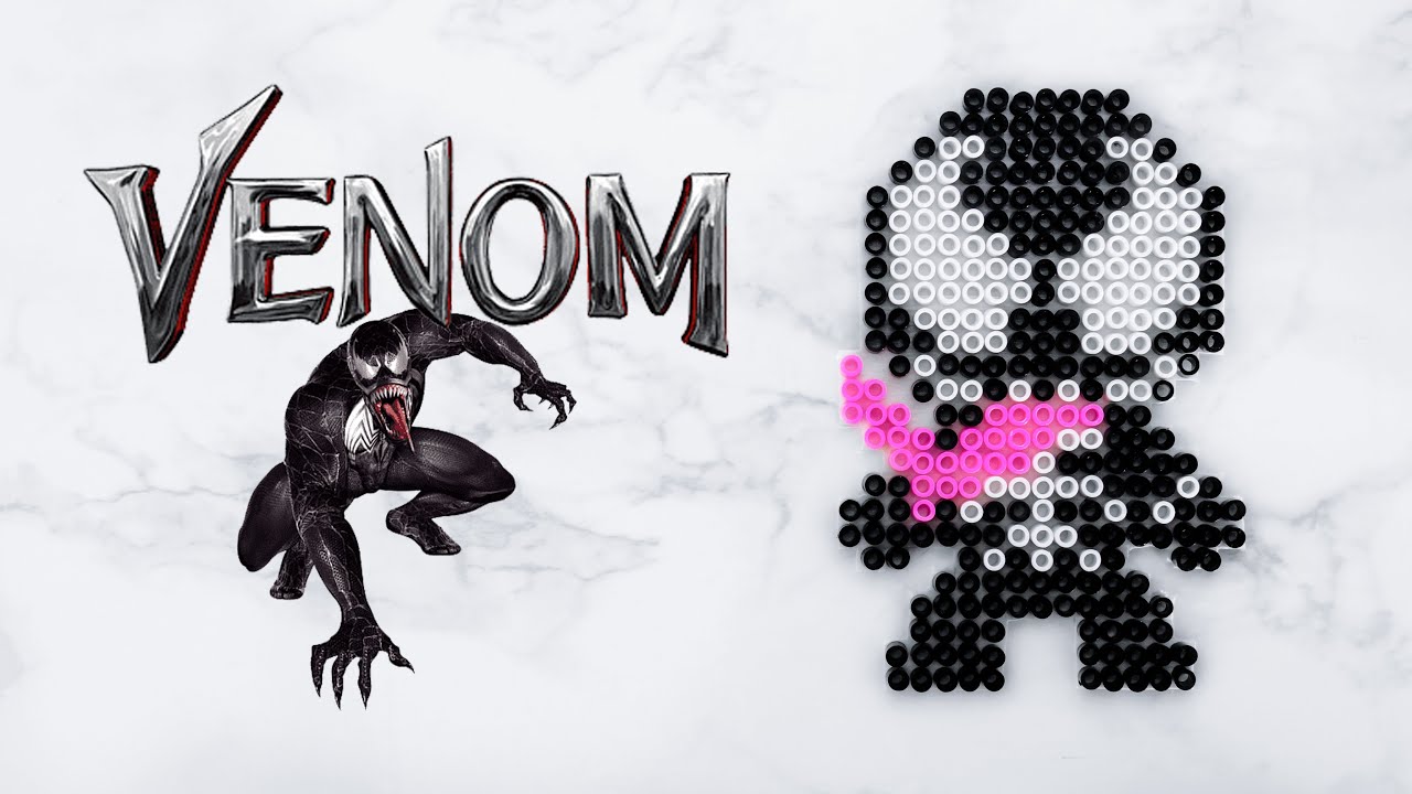 Making Venom Using IKEA PYSSLA Fuse Beads - YouTube