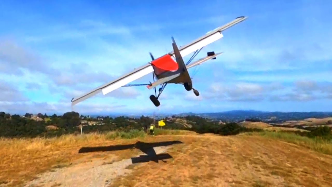 Drone Chasing STOL Airplanes at 5 Bridges - YouTube