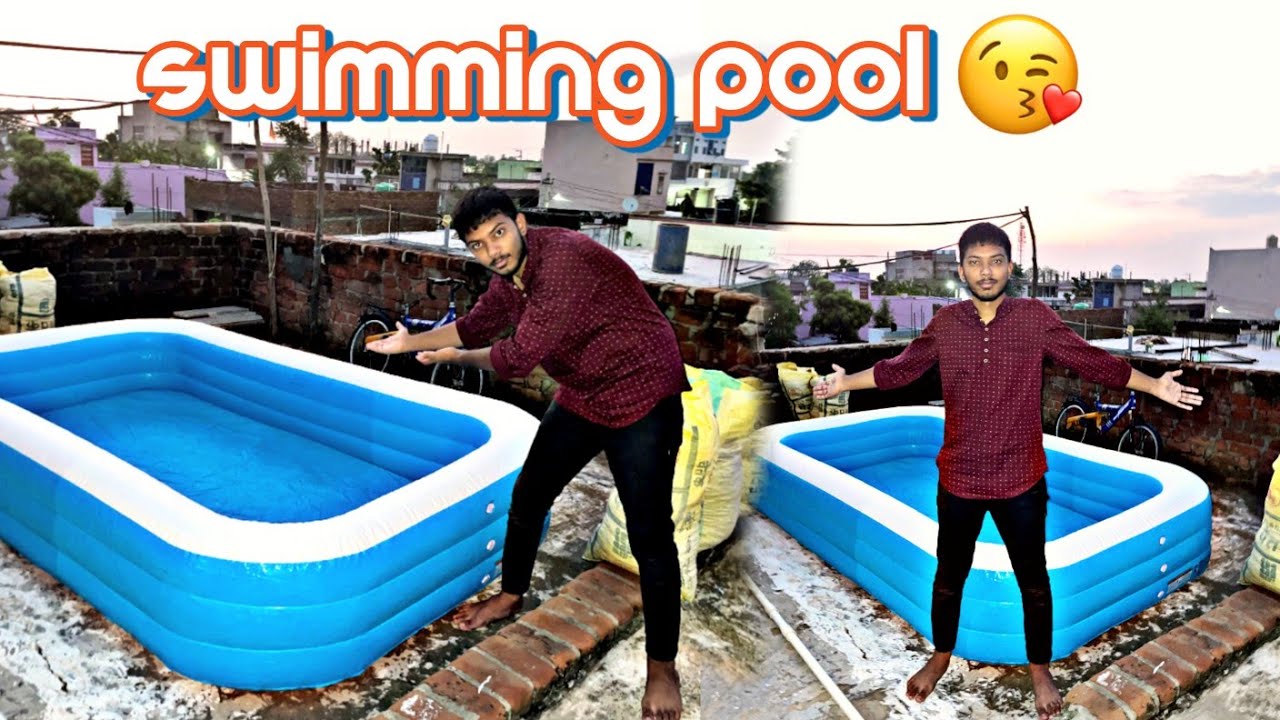 Amazon Se Itna Bada Swimming Pool Mangwa Liya 😍 - YouTube
