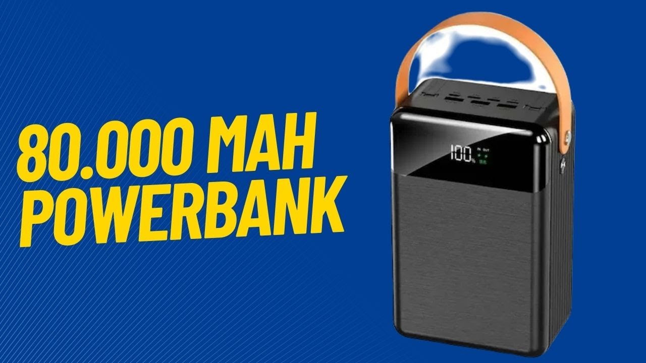 80000 MAH POWERBANK İNCELEMESİ | Yüksek Kapasiteli 80.000 Mah ...