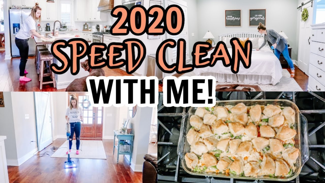2020 SPEED CLEAN WITH ME | ULTIMATE CLEANING MOTIVATION | Amy Darley ...
