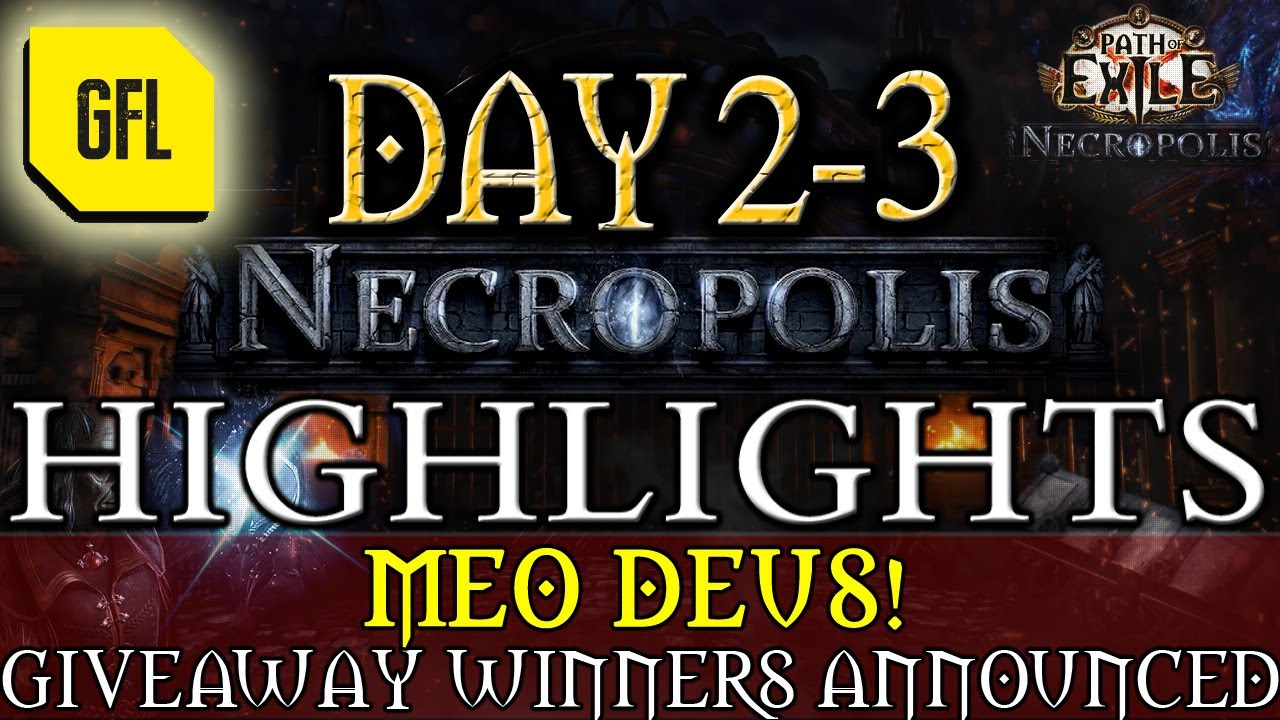 Path of Exile 3.24: NECROPOLIS DAY #2 - 3 "MEO DEUS!", GRAVE CRAFTING ...