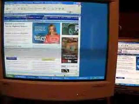 Crazy computer monitor - YouTube