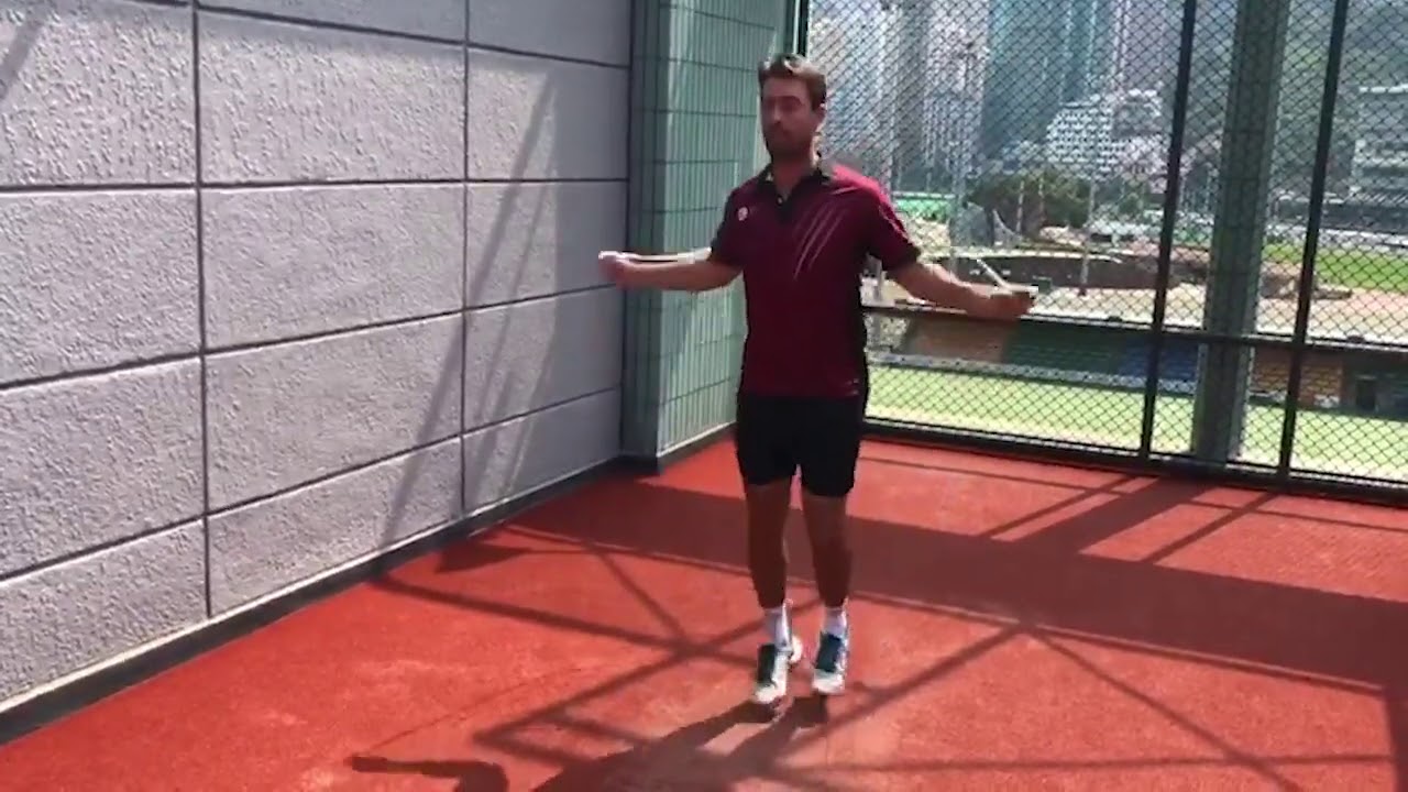 ESF Tennis Kristin Godridge and Luka Grdic - Tennis Skipping Skills ...