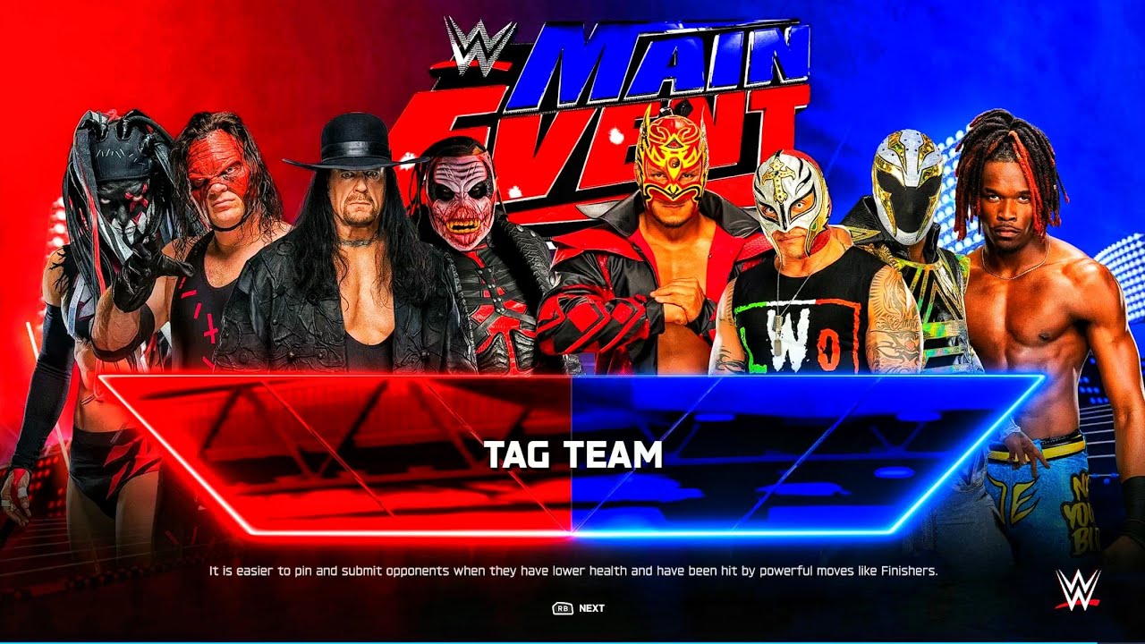 Undertaker, Kane, The Fiend & Demon balor Vs Rey Mysterio, Dragon Lee ...