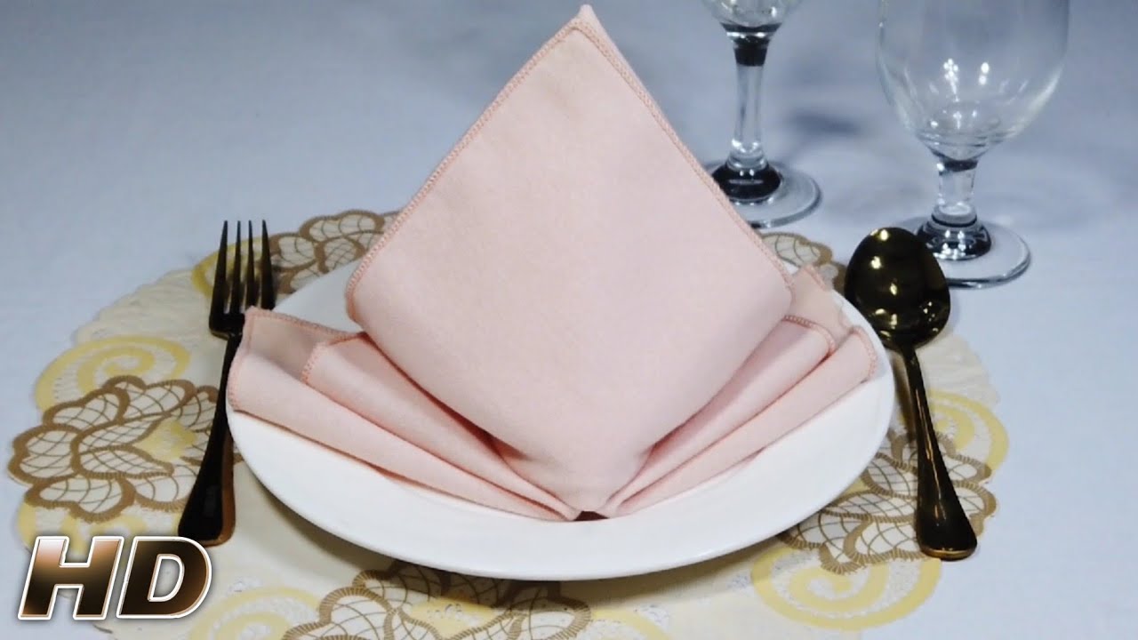 HOW TO MAKE FIRE NAPKIN FOLDING [HD] - YouTube
