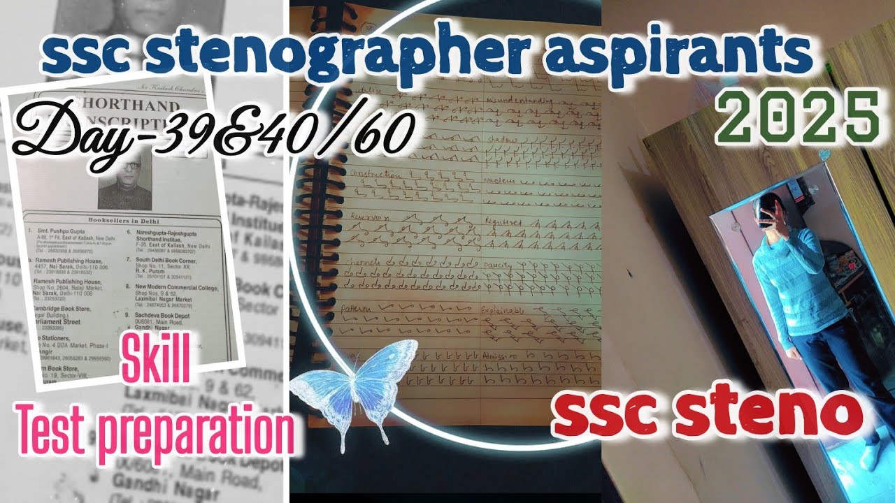 ssc steno skill test preparation vlog|Day-39&40/60|daily study ...