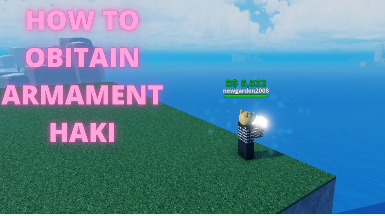 How to Get ARMAMENT HAKI (A One Piece Game) - YouTube