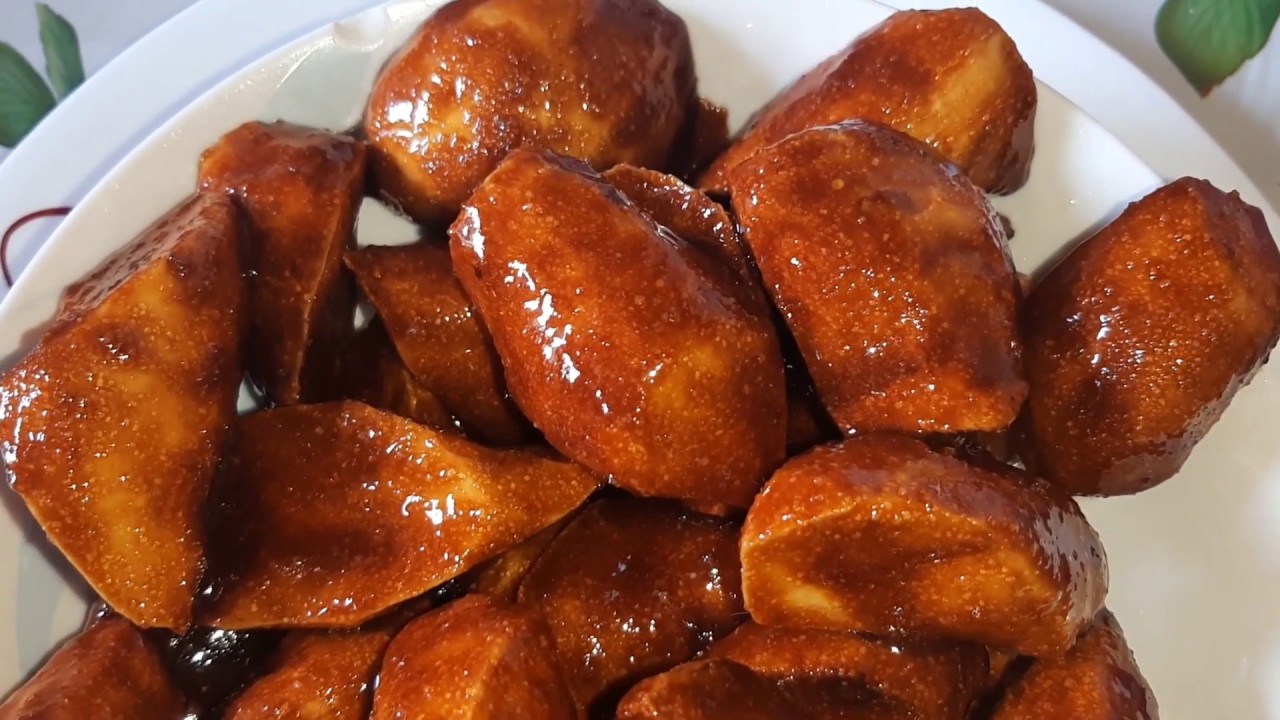 Camote Cue | Caramelized Sweet Potatoes - YouTube