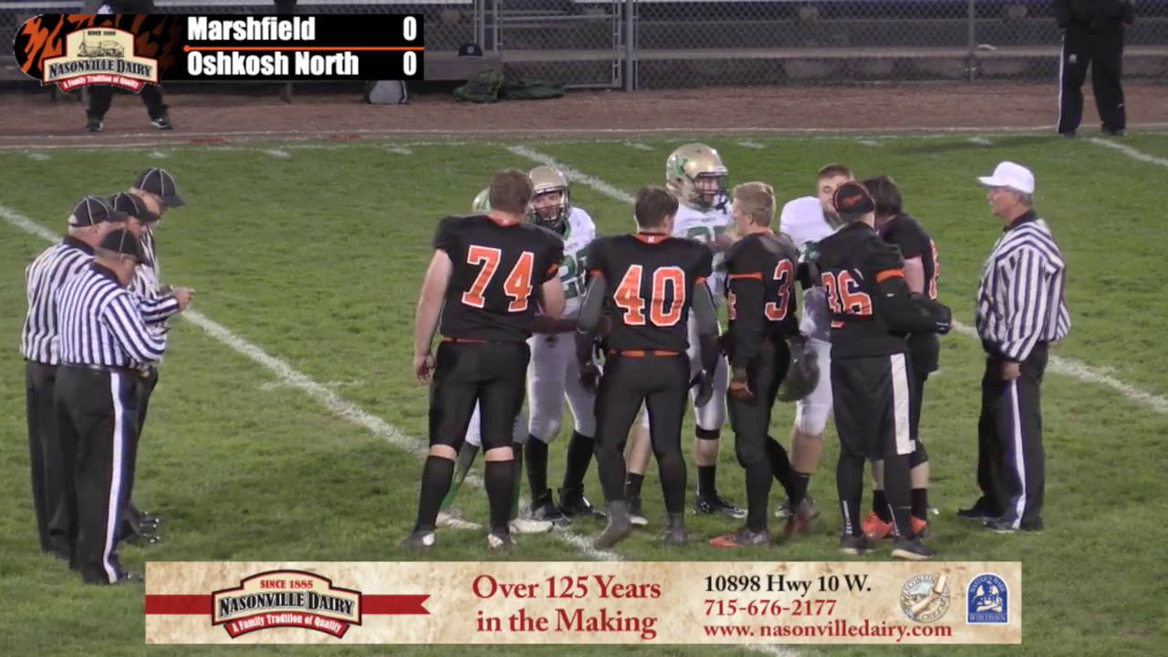 10/7/16 - Marshfield Tigers vs Oshkosh North - YouTube