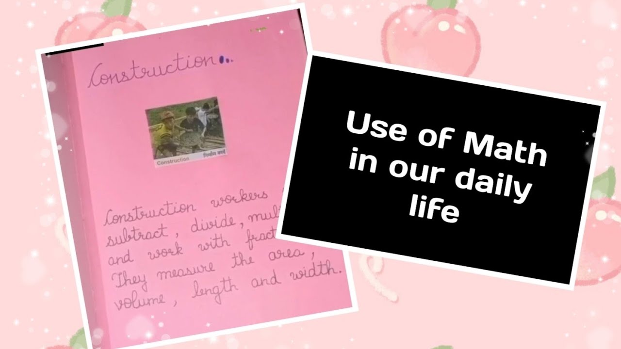 Use of Math in our daily life| Daily use of Math Scrapbook| project ...