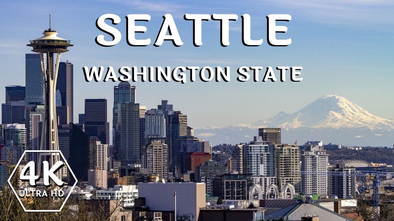 Seattle City in Washington State | Seattle Drone Footage | 4K UHD - YouTube