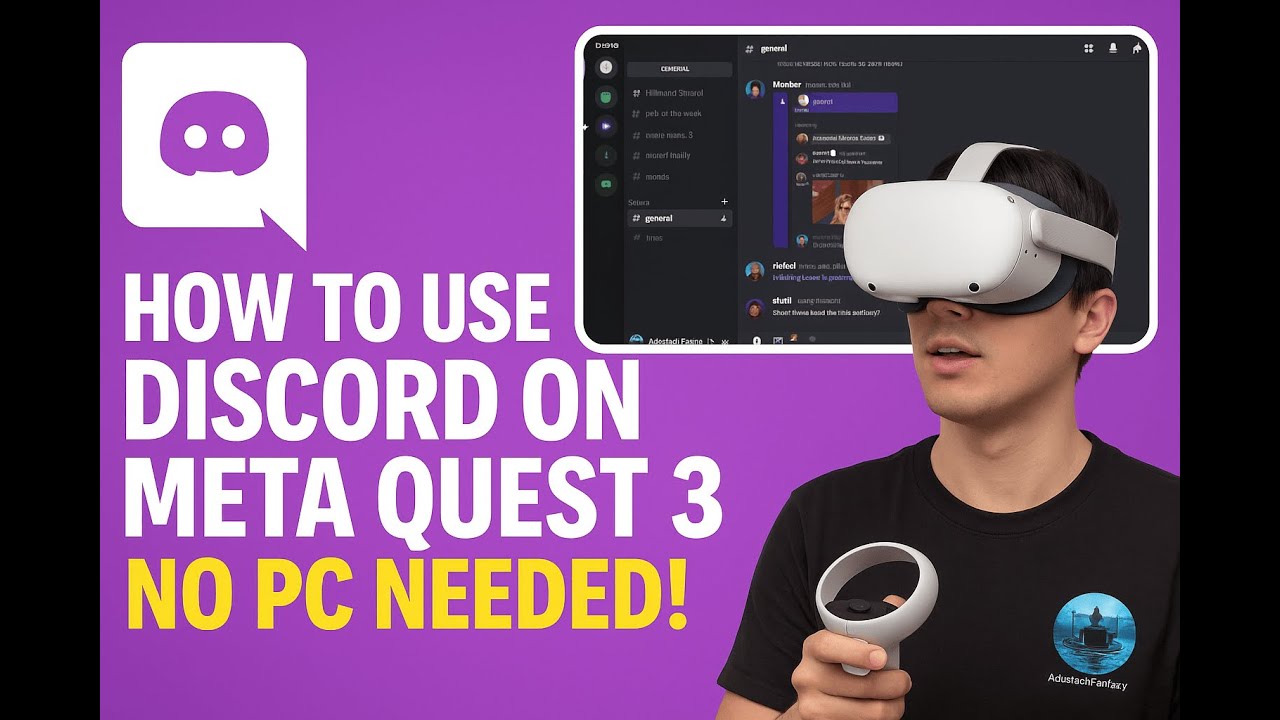 How To Use Discord on Meta Quest 3 - YouTube